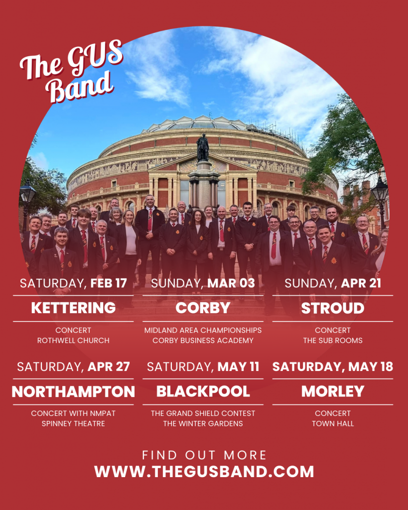 THE GUS BAND – The world famous UK based brass band